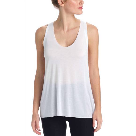Commando | Tops | New Commando Covet Racerback Tank Top In White | Poshmark